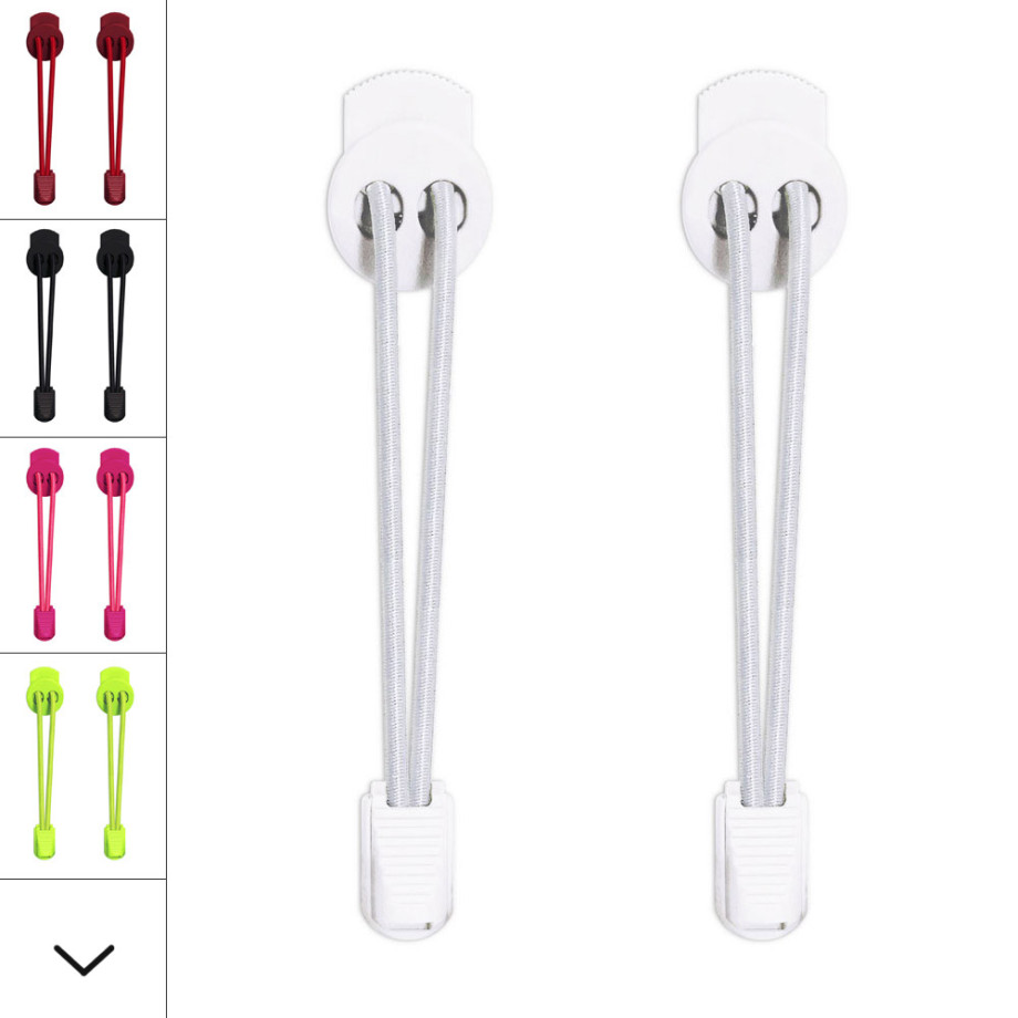 Buy Elastic Lock White Shoelaces Here